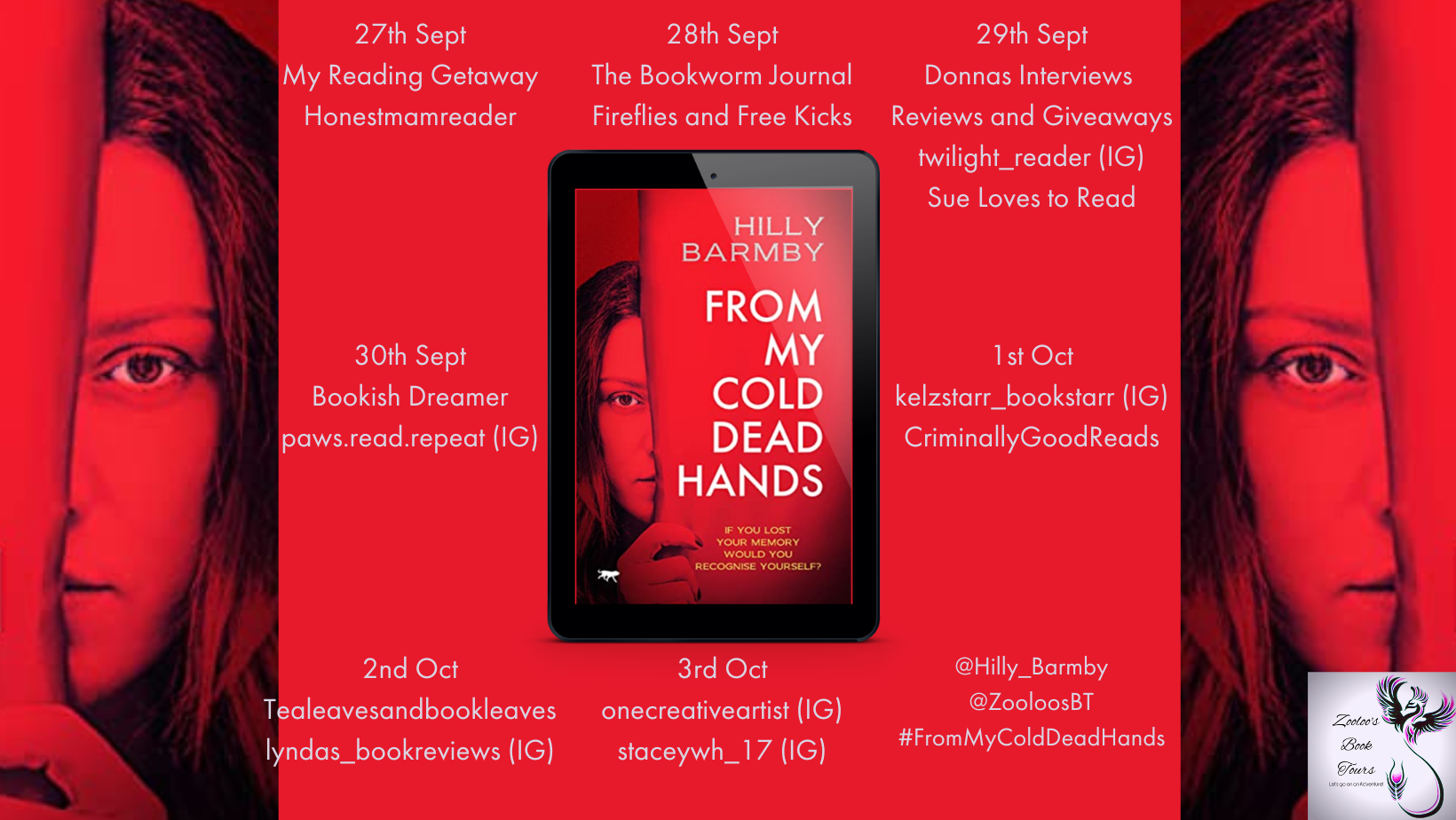 From My Cold Dead Hands by Hilly Barmby on Tour – 27th September – 3rd ...