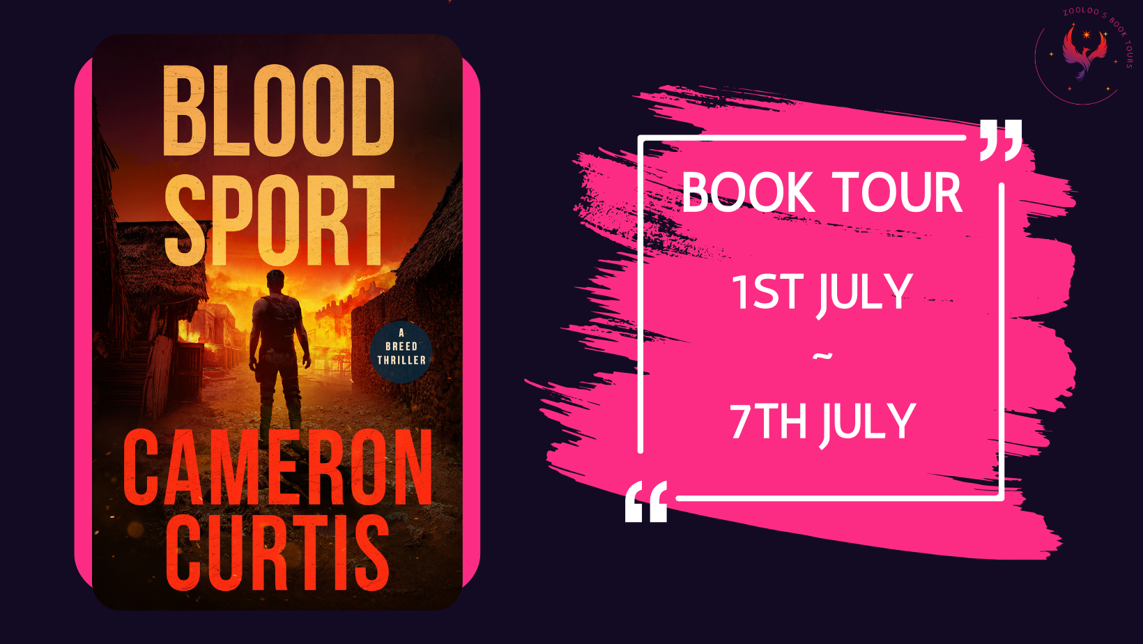 COMING SOON : Blood Sport by Cameron Curtis - Zooloo's Book Tours