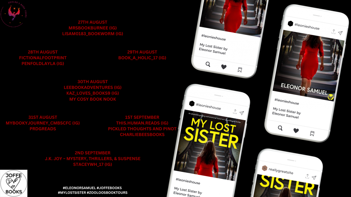 BOOK TOUR WRAP: My Lost Sister by Eleonor Samuel - Zooloo's Book Tours