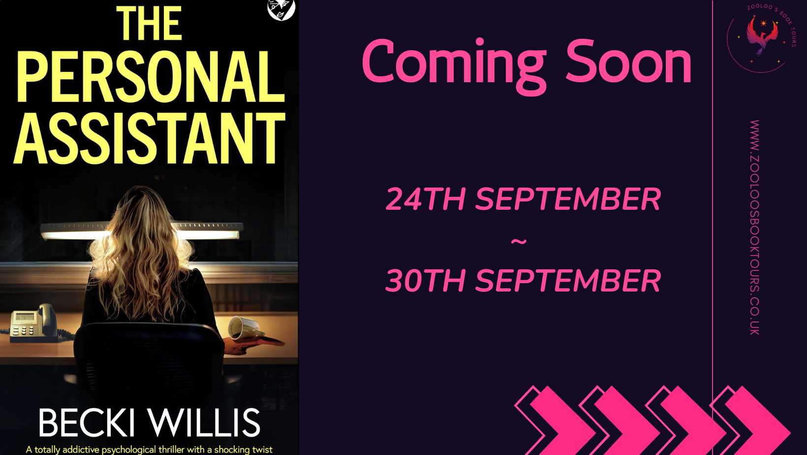 COMING SOON : The Personal Assistant by Becki Willis - Zooloo's Book Tours