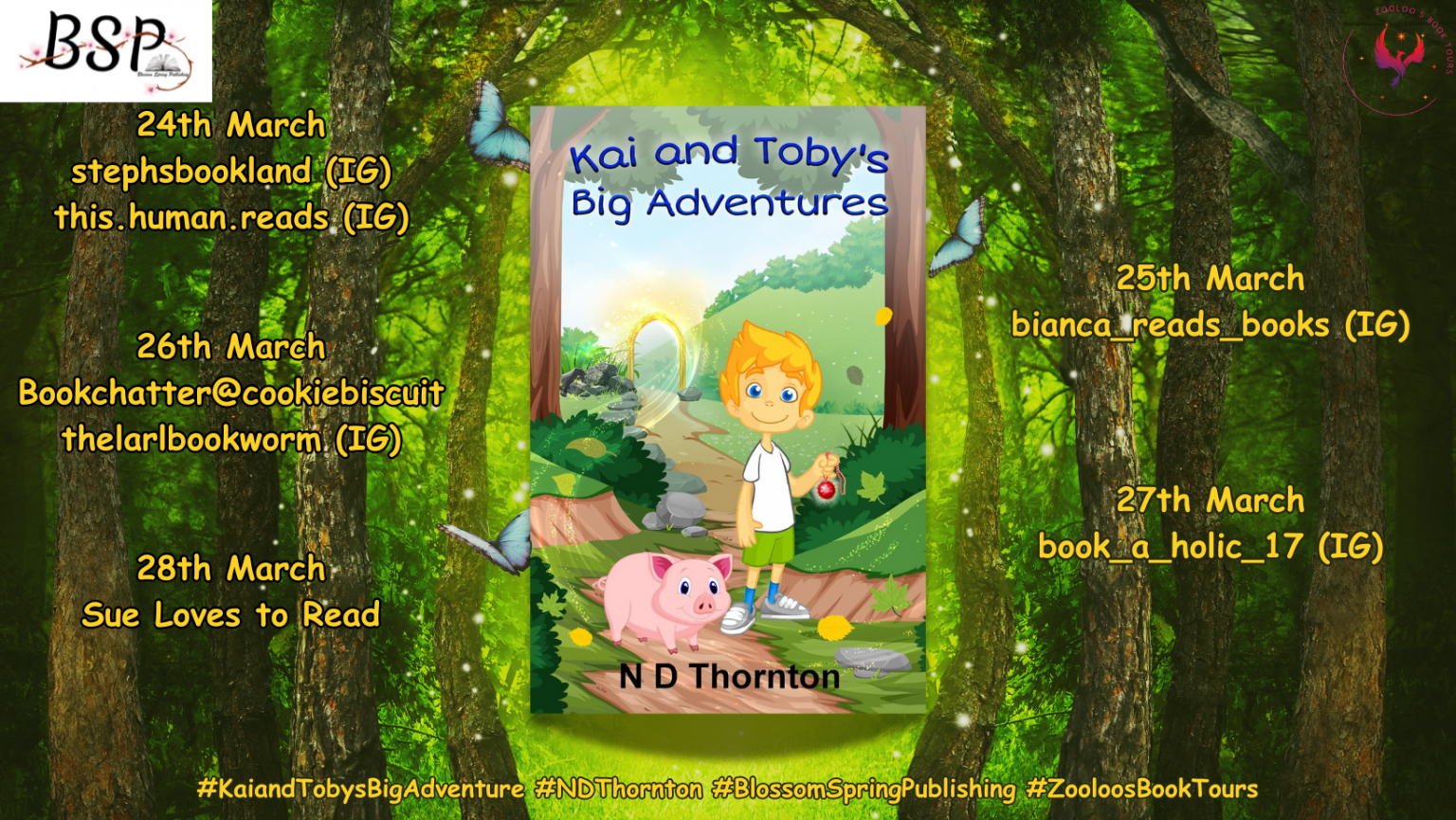 COMING SOON : Kai and Toby’s Big Adventures by N D Thornton - Zooloo's ...