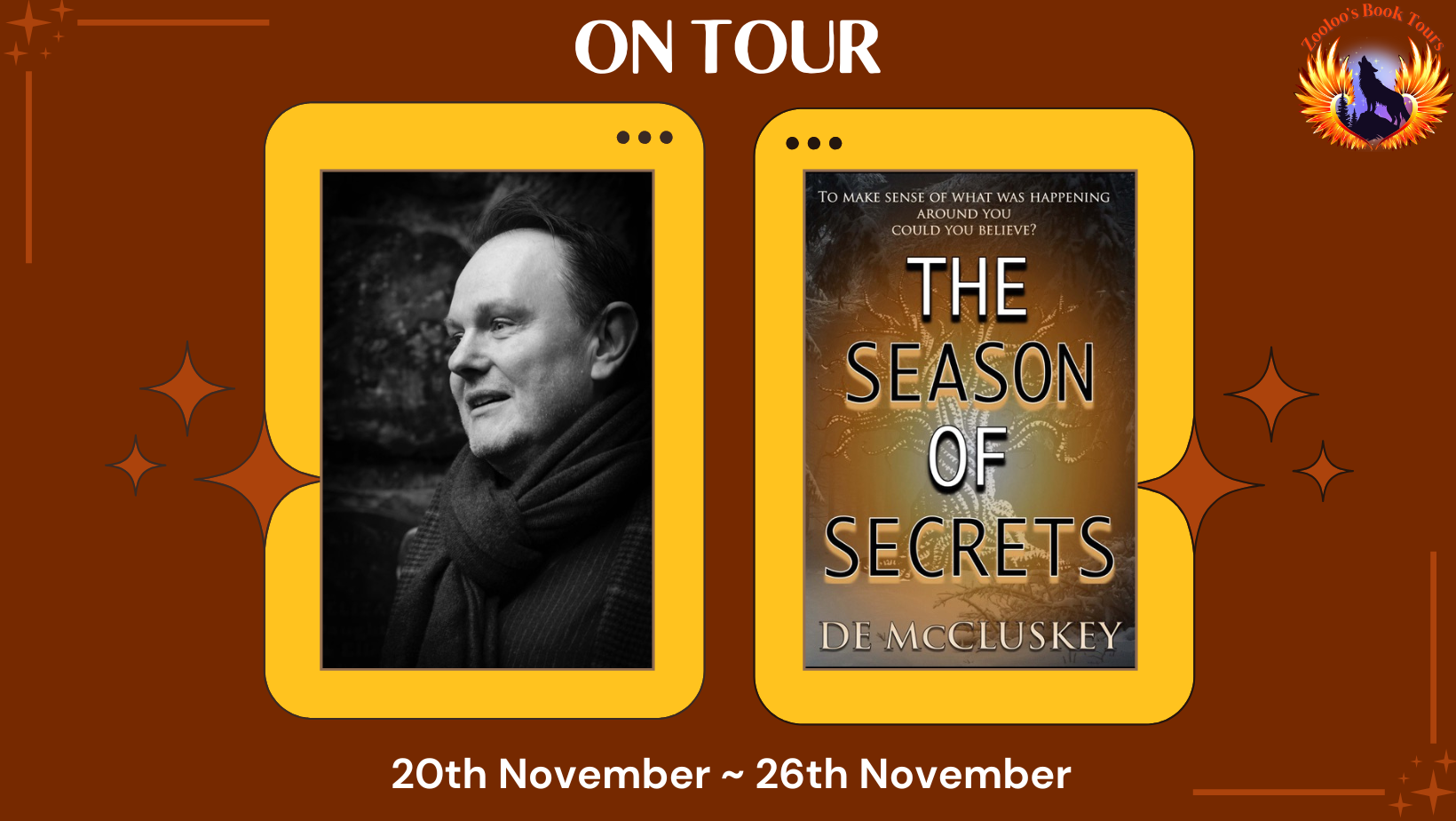 The Season of Secrets by DE McCluskey - Zooloo's Book Tours