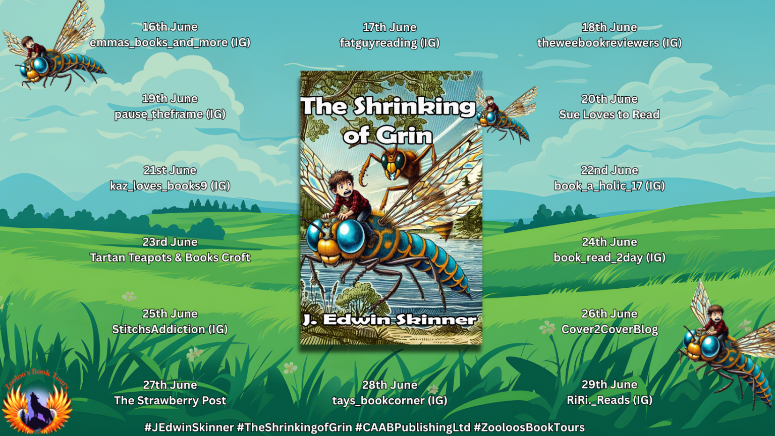 COMING SOON : The Shrinking of Grin by J. Edwin Skinner - Zooloo's Book ...