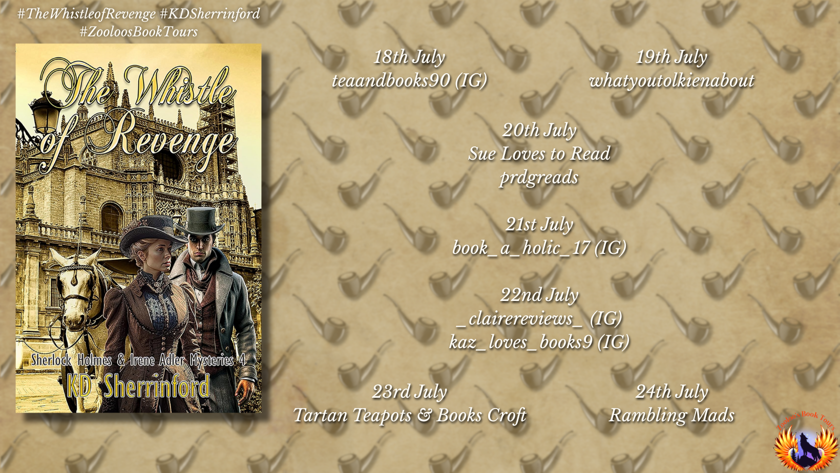 The Whistle of Revenge by KD Sherrinford - Zooloo's Book Tours