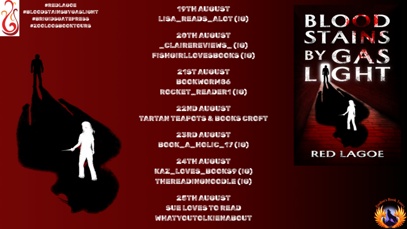 Bloodstains by Gaslight by Red Lagoe - Zooloo's Book Tours