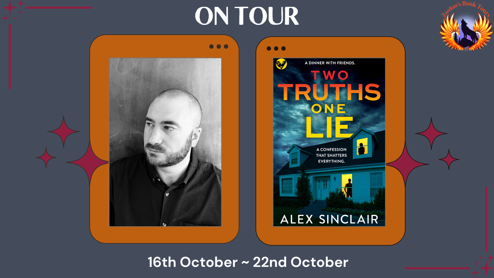 Two Truths One Lie by Alex Sinclair - Zooloo's Book Tours
