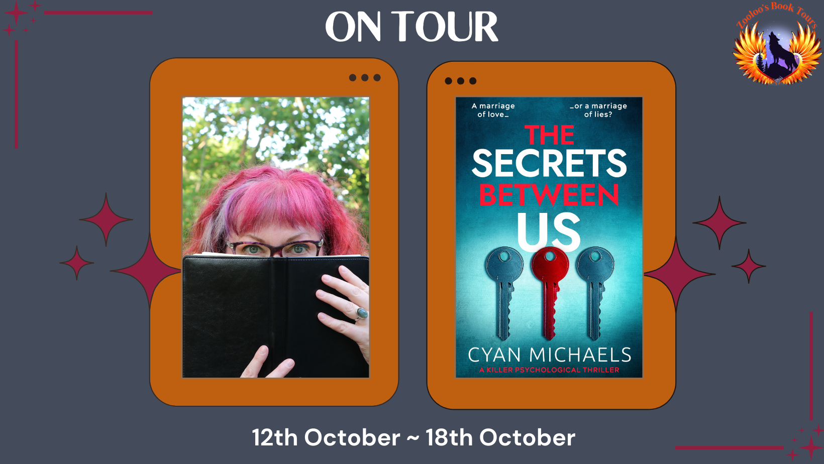 The Secrets Between Us by Cyan Michaels - Zooloo's Book Tours