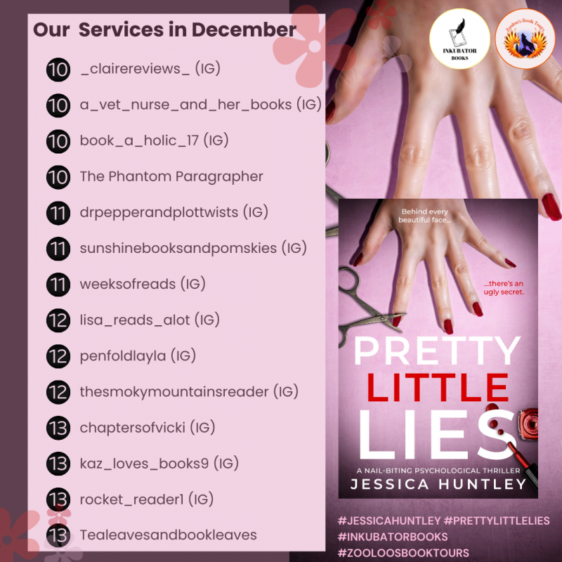 Pretty Little Lies by Jessica Huntley - Zooloo's Book Tours